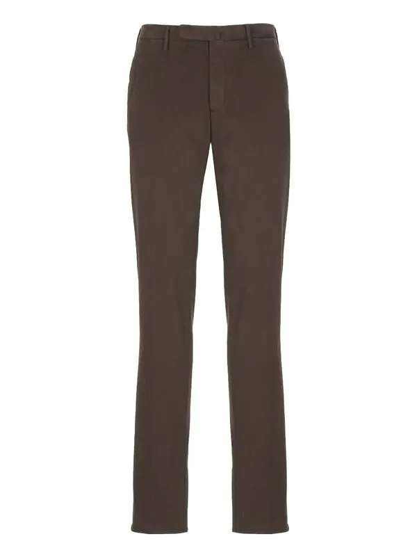Incotex Cotton Trousers - Brown