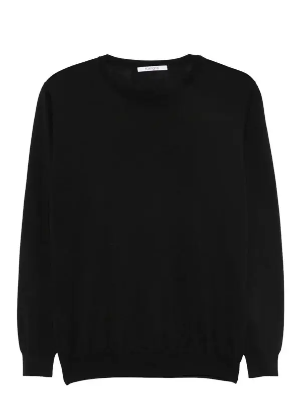 KANGRA Fine-knit T-shirt - Black