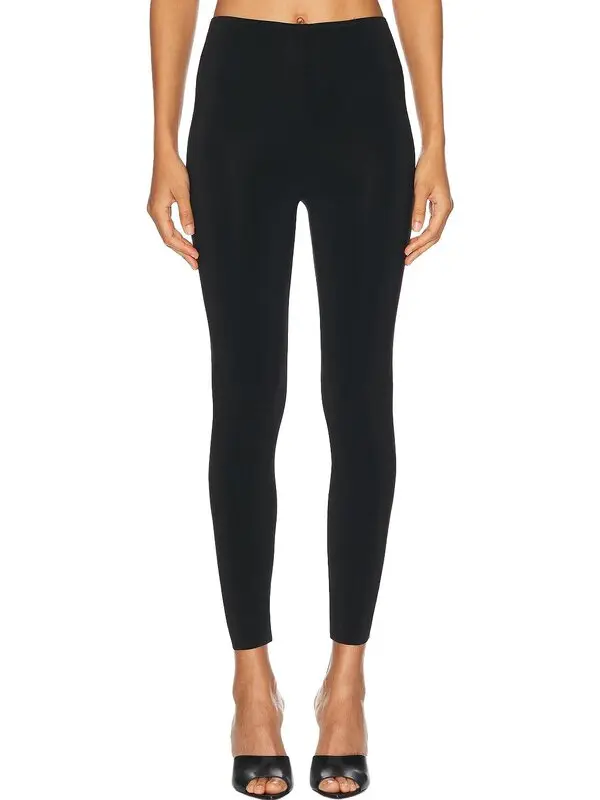 Norma Kamali Cropped Legging - Black