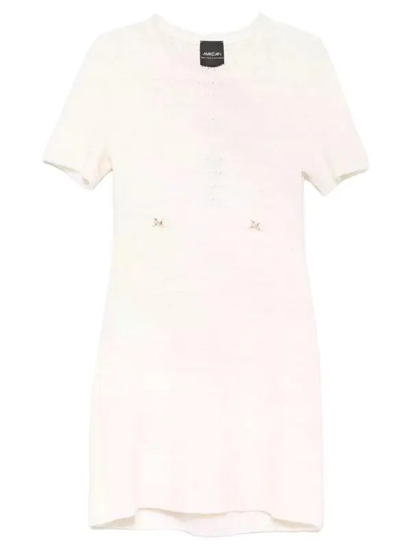 MARCCAIN Logo-plaque Mini Dress - White