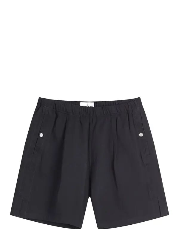 Stone Island Marina Pleated Shorts - Navy Blue