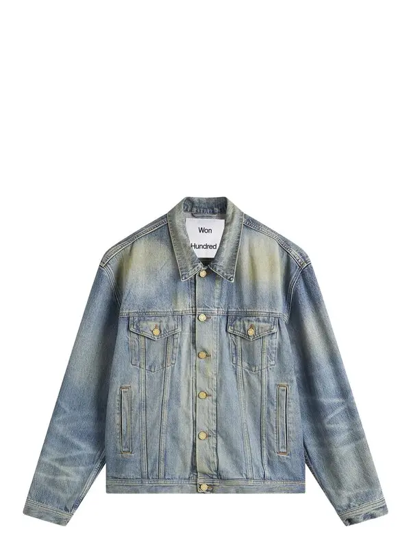 WON HUNDRED Liverpool Denim Jacket - Vintage Tinted Blue