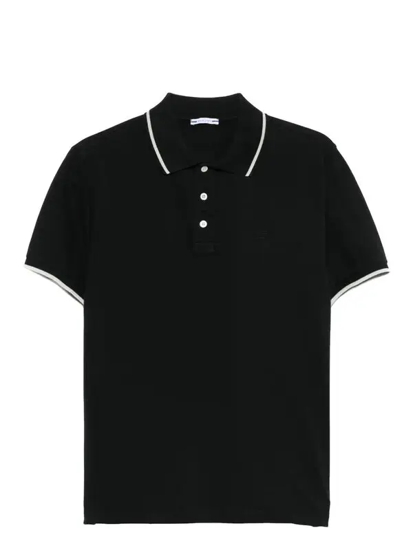 Jacob Cohen Logo-embroidered Polo Shirt - Black