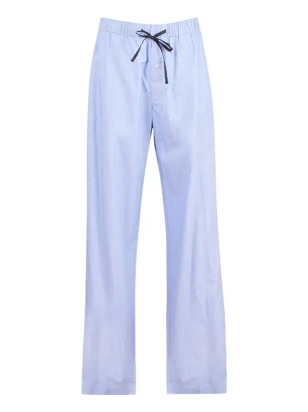 Fleur Du Mal Poplin Pj Pant - Pacific Blue