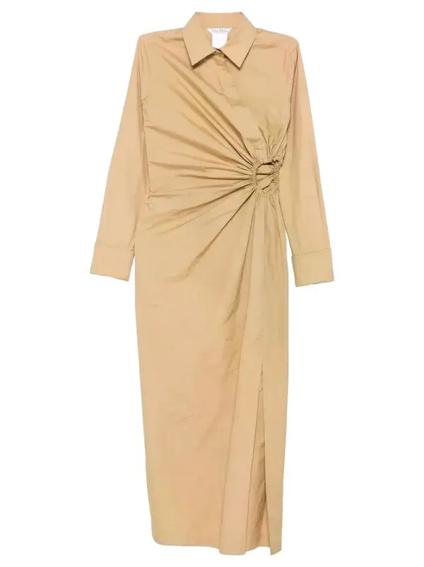Max Mara Etere Midi Dress - Neutrals