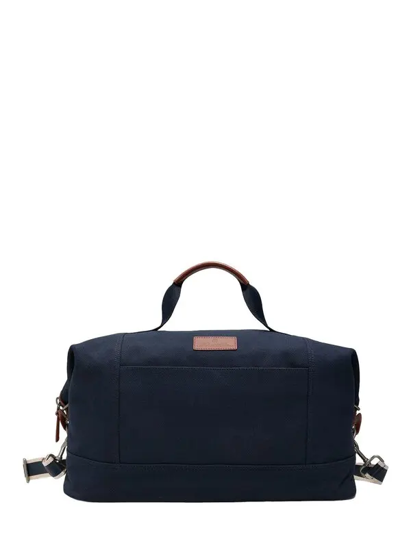 Brooks Brothers Lafayette Cotton Canvas Duffle Bag - Navy
