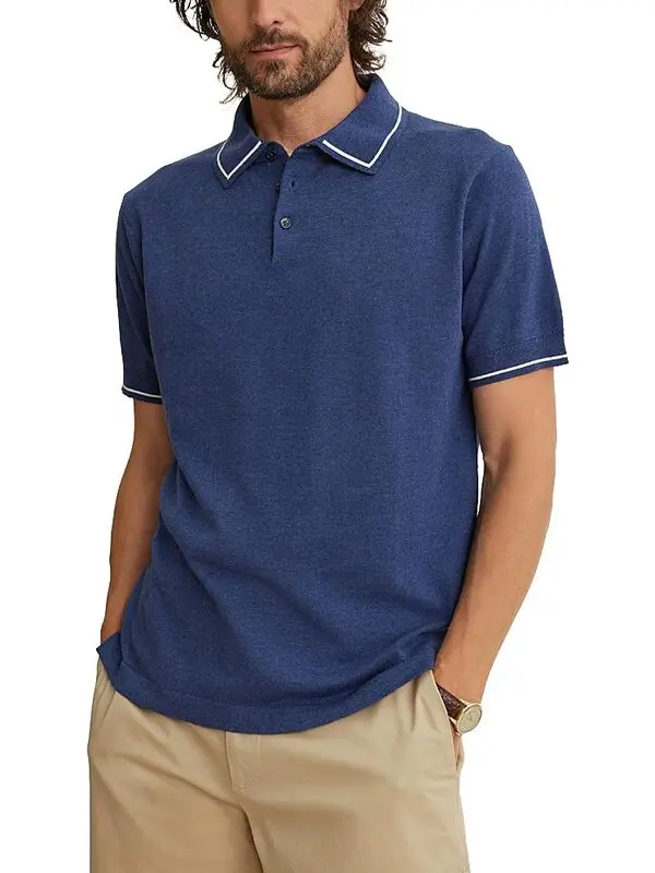 Velvet By Graham & Spencer Orion Regular Fit Polo Shirt - Navy