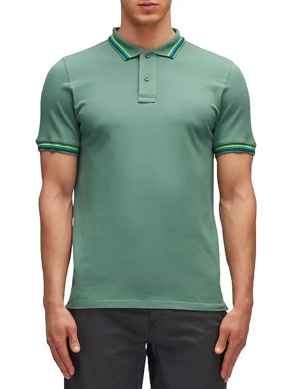 Sundek Brice Pique Regular Fit Polo Shirt - Camo Green