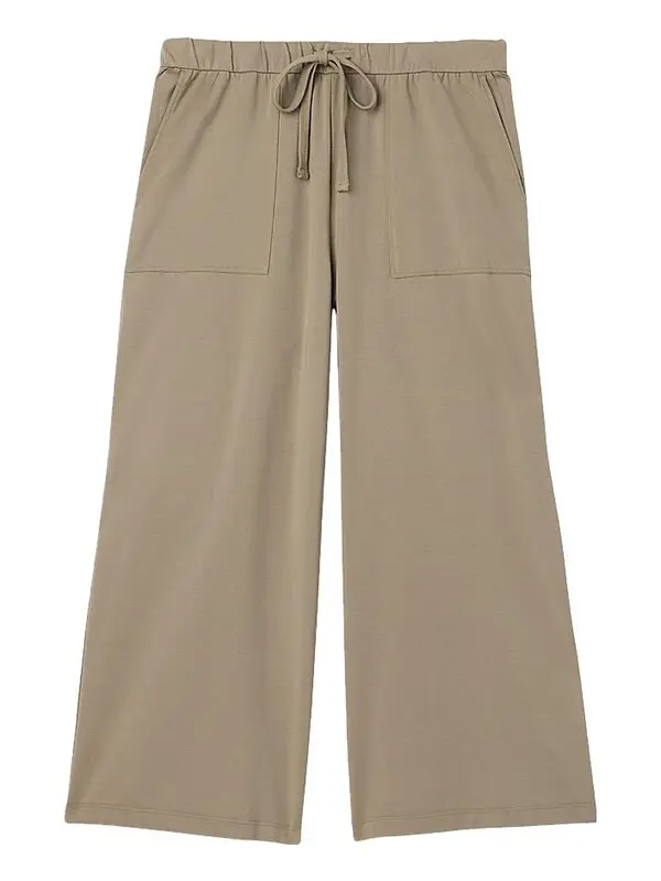 Eileen Fisher Wide Cropped Pants - Twig