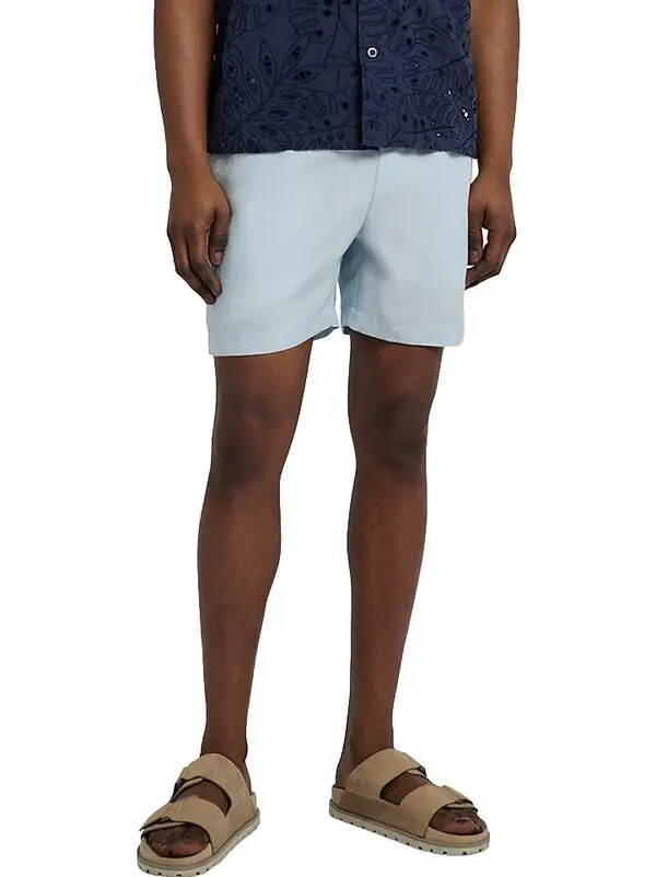 Onia Air Linen Blend 6" Shorts - Ballad Blue