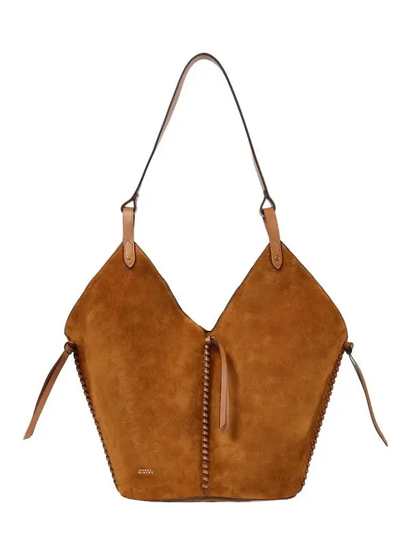 Isabel Marant Tampa Suede Shoulder Bag - Brown