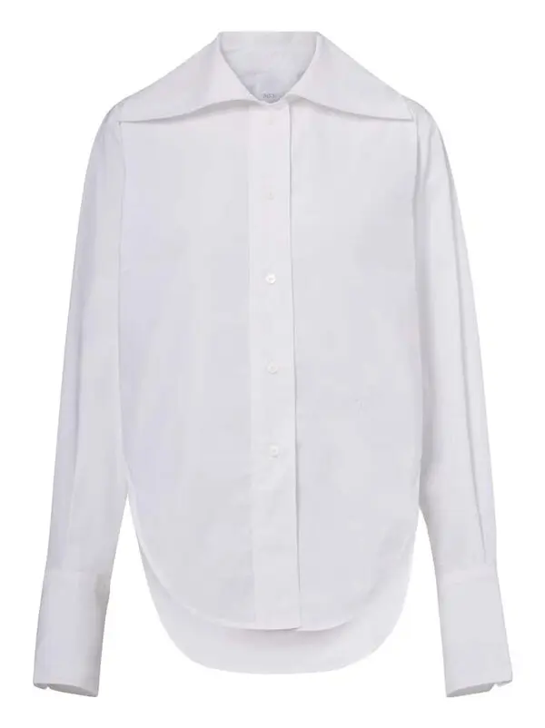 Patou Violin Cotton Poplin Shirt - White