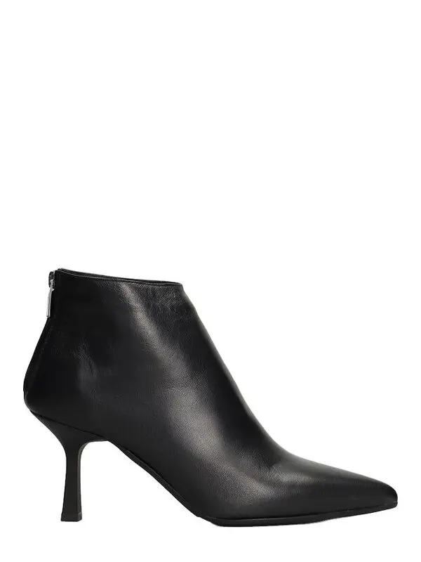 GISEL MOIRE Elise High-heel Ankle Boots - Black