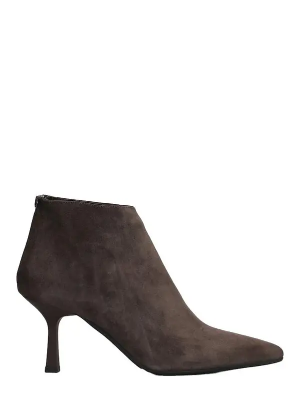 GISEL MOIRE Elise High Heel Ankle Boots - Brown