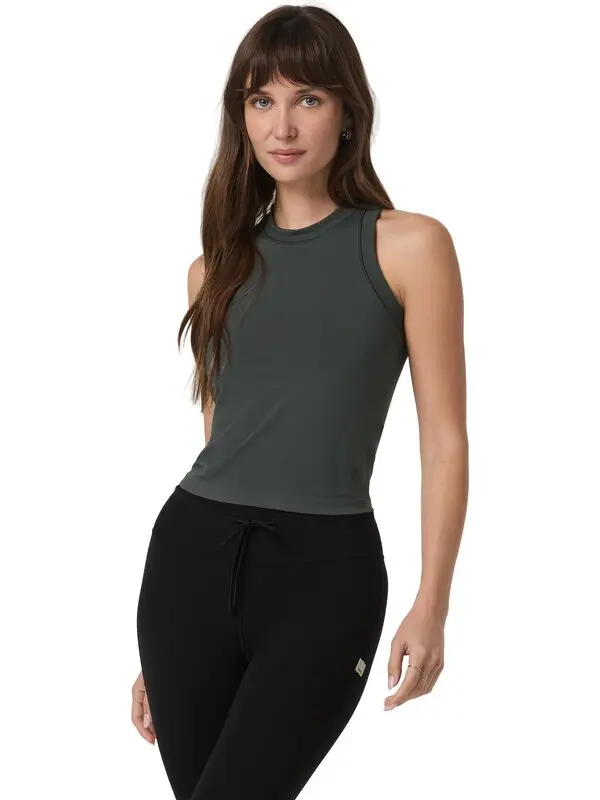 Vuori Beam Muscle Tank Top - Dark Jade