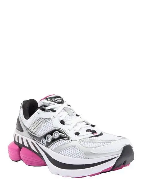 Saucony Grid Nxt Sneaker - Silver/ Pink