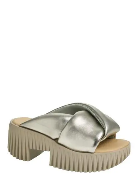 4CCCCEES Plia Anda Platform Sandal - Champagne