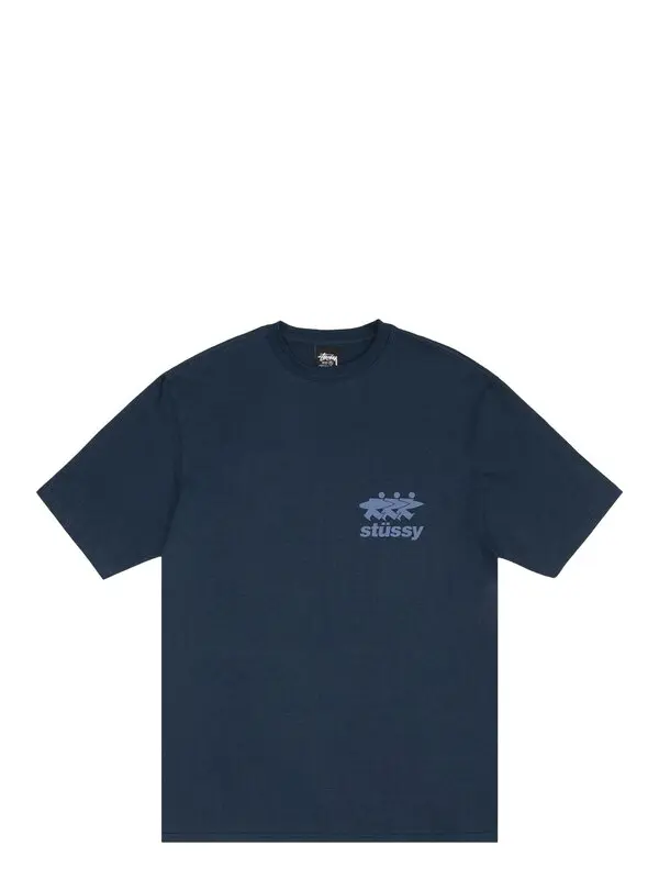 StÜssy Surfwalk Tee 'navy - Blue