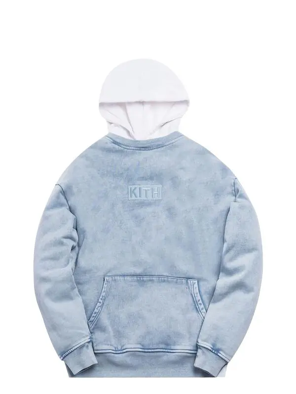 Kith Two Tone Indigo Hoodie - Blue