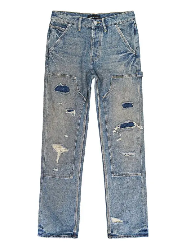 PURPLE BRAND Relaxed Carpenter Jeans - Blue