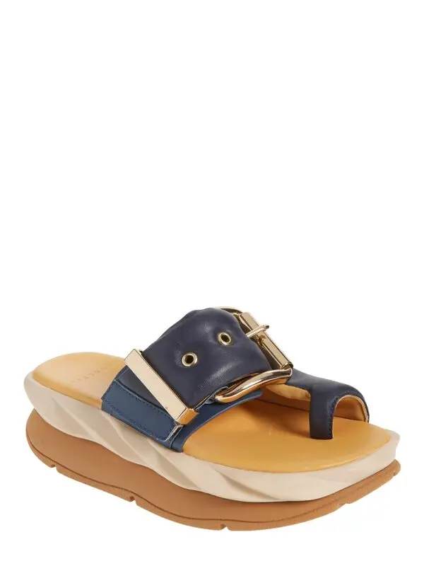 4CCCCEES Mellow Glow Platform Sandal - Indigo