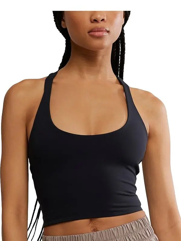 Free People Never Better Halter Top - Black