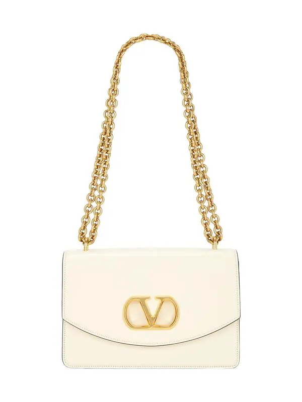 Valentino Garavani Vain Shoulder Bag - Butter White