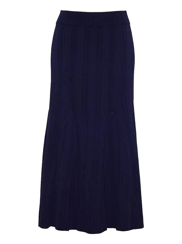 Cara Cara Dara Trumpet Skirt - Navy