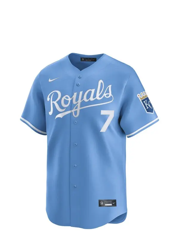 Nike Bobby Witt Jr. Kansas City Royals Dri-fit Adv Mlb Limited Jersey - Blue