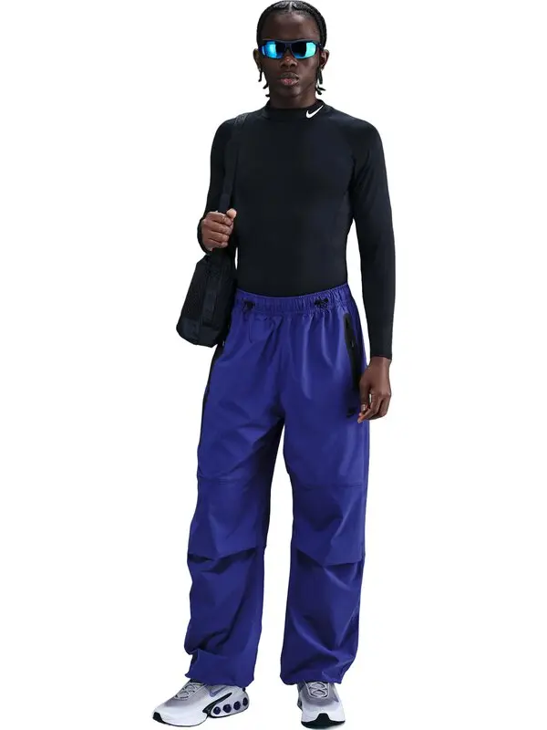 Nike Tech Woven Oversized Pants - Purple