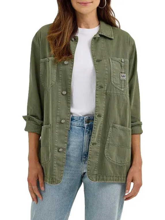 LEEM Oversized Chore Jacket - Mercantile Green