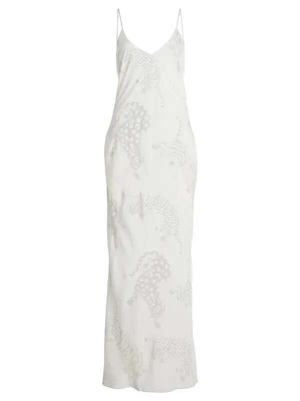 Stella McCartney Wild Cat Silk Gown - Neutral