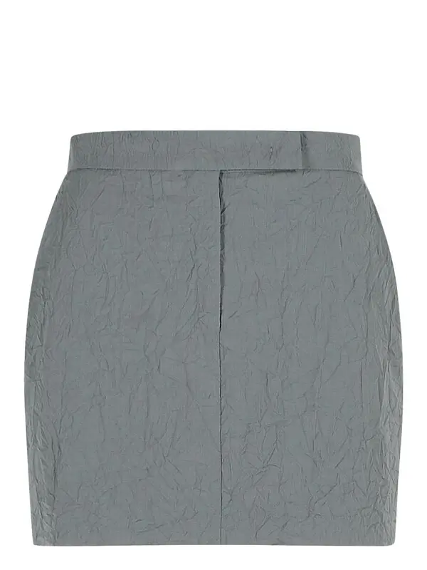 Max Mara Abate Virgin Wool Skirt - Grey