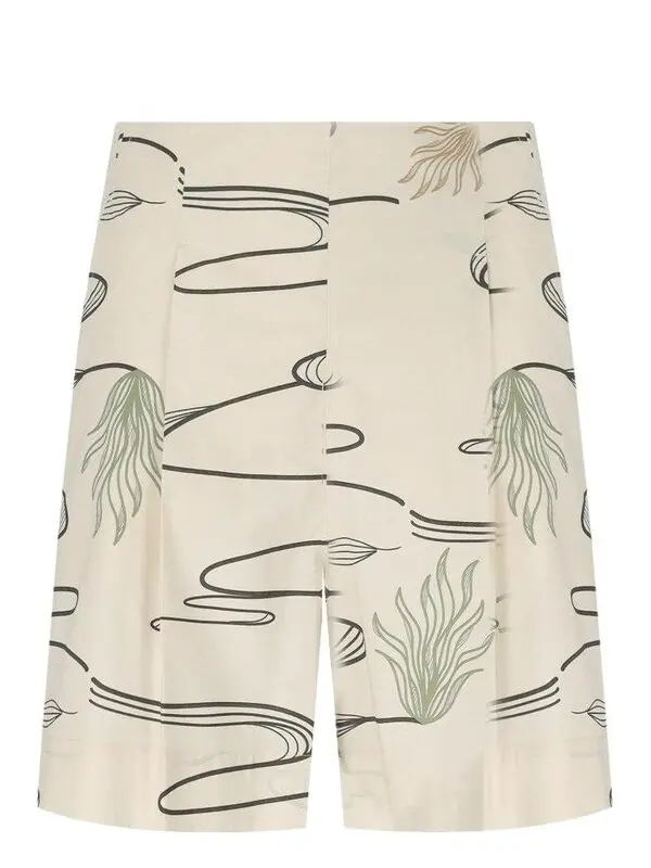 Max Mara Agito Bermuda Shorts - Beige