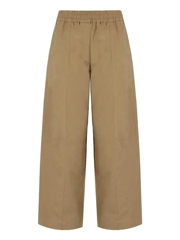 Max Mara Milva Cropped Trousers - Brown
