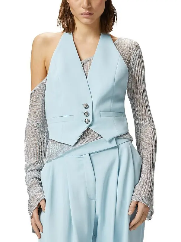 Pinko Moretta Gilet - Crystal Blue