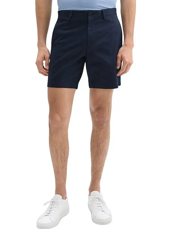 Theory Zaine 7 Shorts In Hanson Twill - Baltic