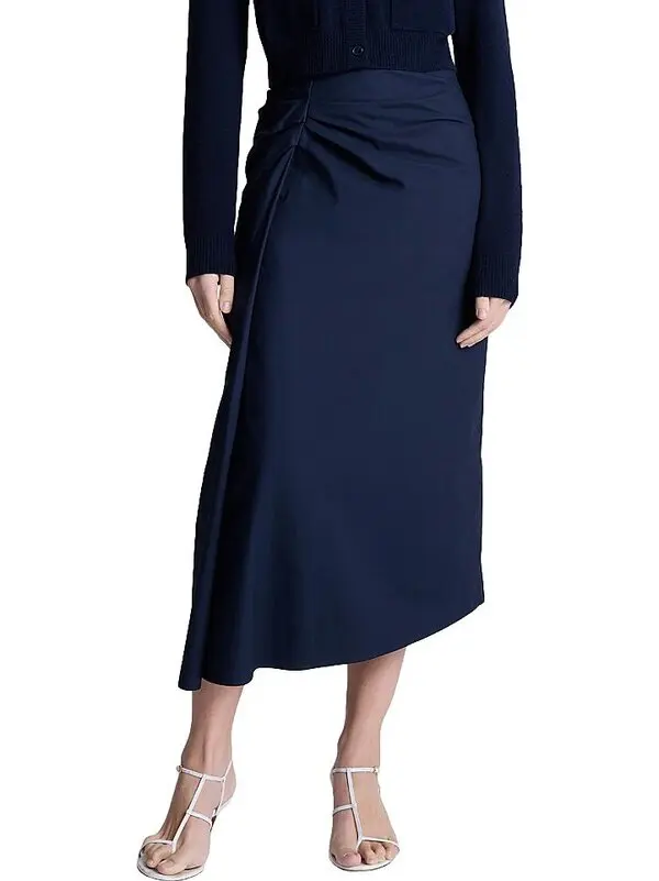 A.L.C. Tessa Midi Skirt - Deep Navy