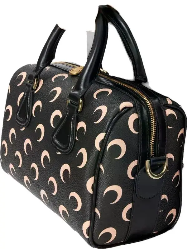 MARINE SERRE Moon Print Mini Bag - Black