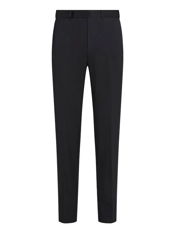 Zegna Centoventimila Wool Pants - Black