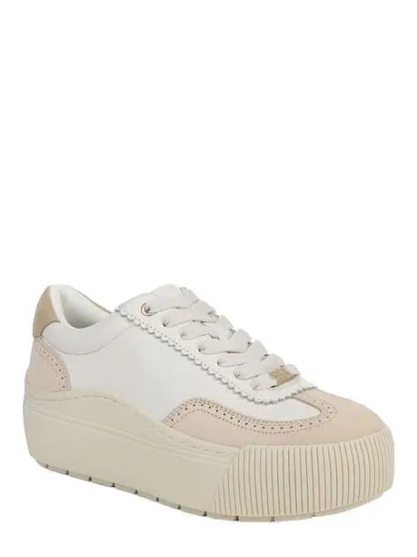 Dr. Scholl'S X Favorite Daughter Platform Sneakers - Warm White/ Sand
