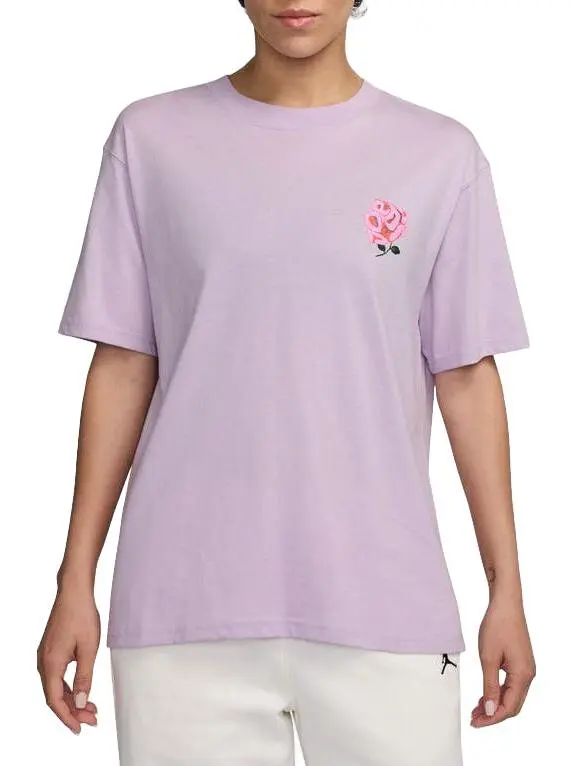 JORDAN Girlfriend Floral Graphic T-shirt - Doll