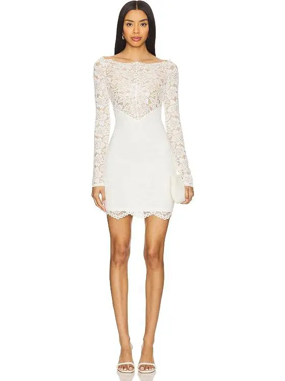 House Of Harlow 1960 X Romy Mini Dress - White