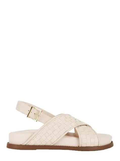 Schutz Ruby Sporty Sandal - Off White