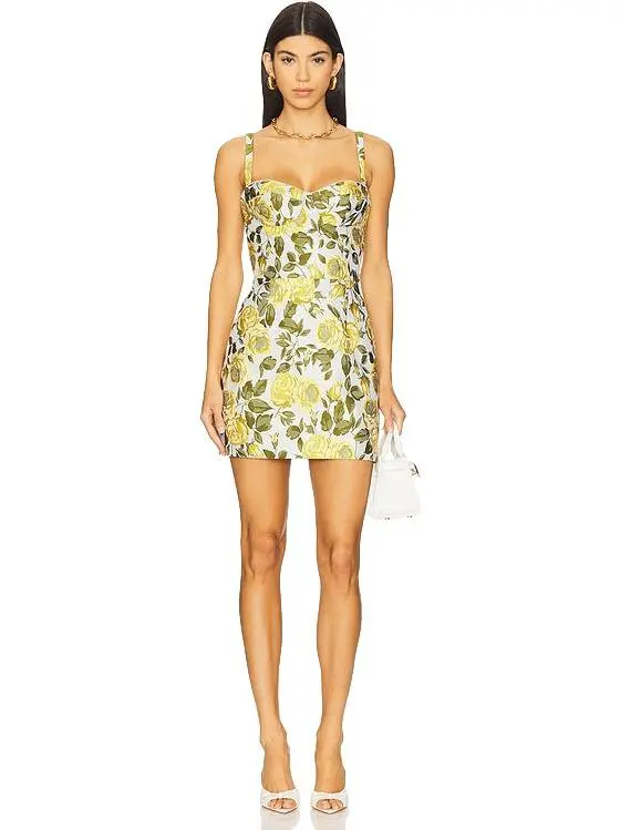 Katie May Claudette Mini Dress - Yellow Rose