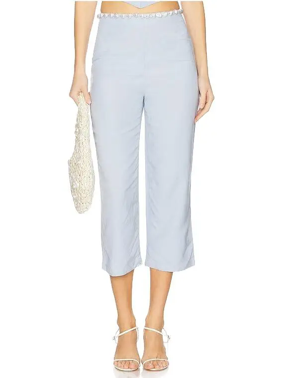 LA PORTE Jane Pearl Capri - Cashmere Blue