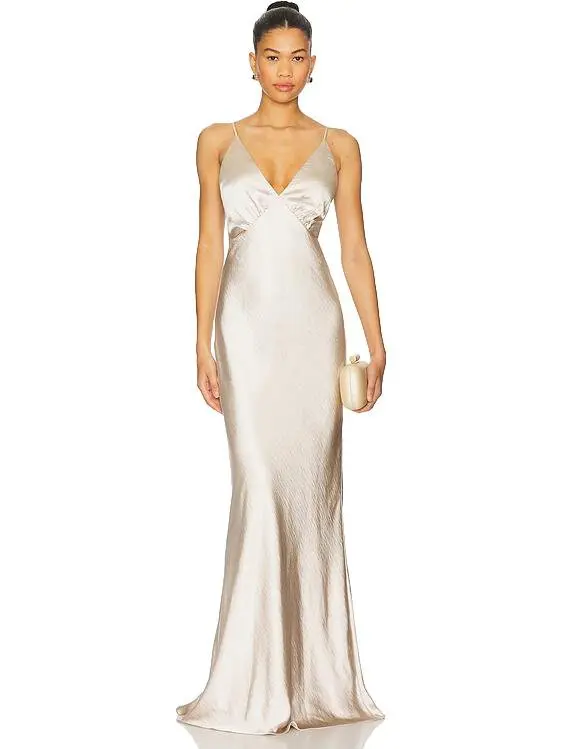 LOVERS AND FRIENDS Alani Gown - Champagne