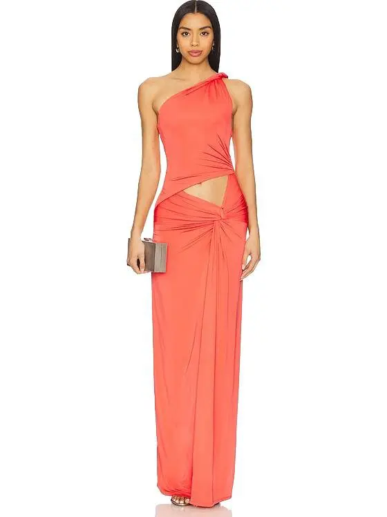 LOVERS AND FRIENDS Rowan Gown - Coral