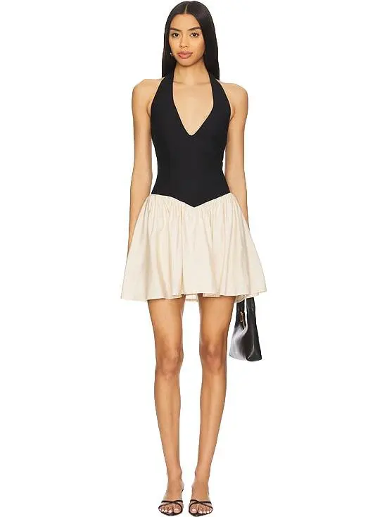 SEVEN WONDERS Sammi Mini Dress - Black & Cream