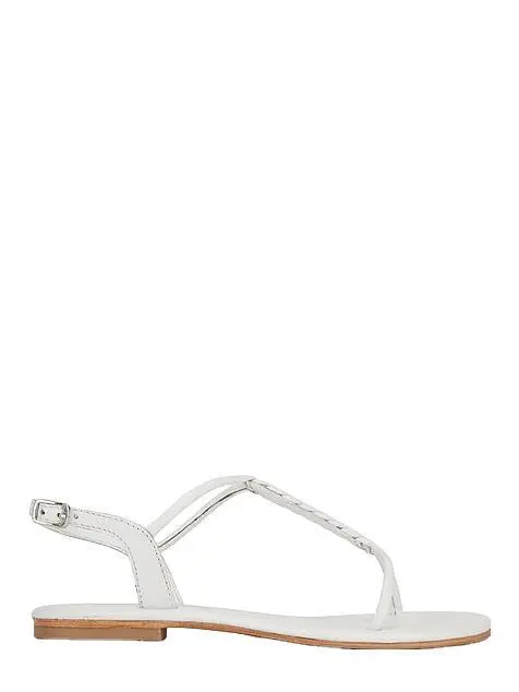 Jeffrey Campbell Roped In Sandals - White